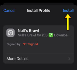 Null's Brawl für iOS - Nulls Brawl auf iPhone herunterladen